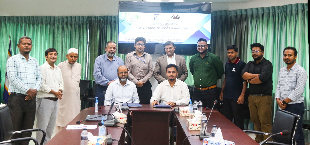 MoU with Tally Solutions Bangladesh! – Most popular university in ...
