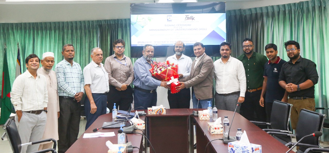 MoU with Tally Solutions Bangladesh! – Most popular university in ...